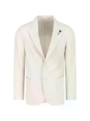 LARDINI Monopetto Blazer - Neutrals
