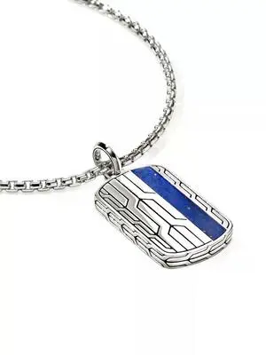 John Hardy Icon 50 Lapis Lazuli Pendant Necklace - Silver
