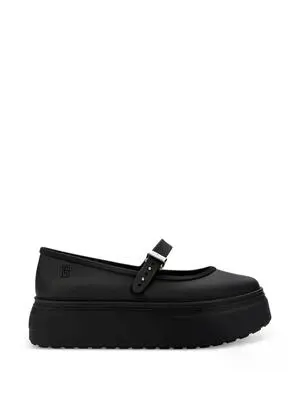 Melissa Platform Ballerina Shoes - Black