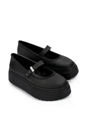 Melissa Platform Ballerina Shoes - Black
