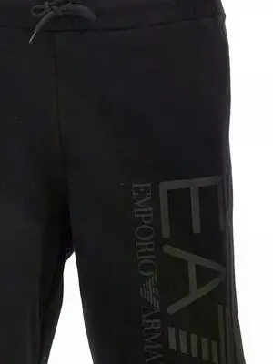 EA7 Core Identity Logo Elasticated Shorts - Black