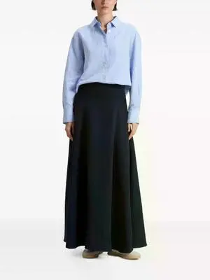 Woolrich Pleated Maxi Skirt - Blue