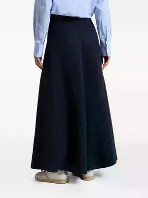 Woolrich Pleated Maxi Skirt - Blue
