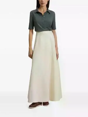 Woolrich Pleated Maxi Skirt - White