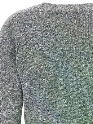 KANGRA Micro-sequin V-neck Sweater
