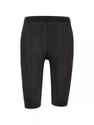 A. ROEGE HOVE Ena Ribbed Shorts - Black