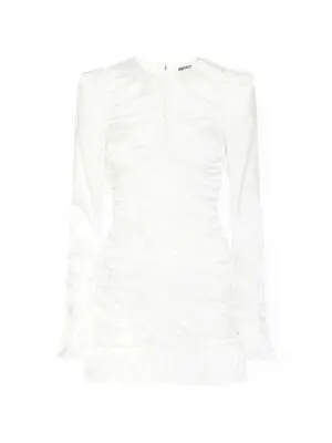 ROTATE BY BIRGER CHRISTENSEN Flower Ruffled Mini Dress - White