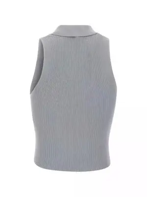 A. ROEGE HOVE Trine Ribbed Polo Top