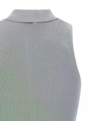 A. ROEGE HOVE Trine Ribbed Polo Top