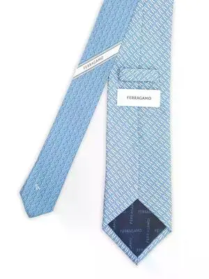 FERRAGAMO Pattern-print Neck Tie