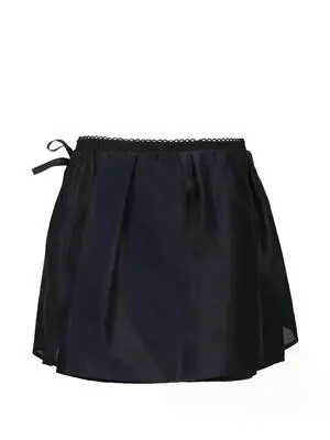 DUNST Layered Pleated Skirt - Black