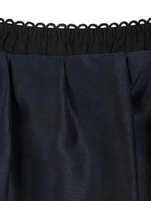 DUNST Layered Pleated Skirt - Black