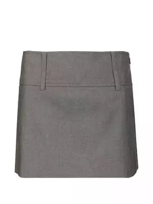 DUNST Integrated Briefs Micro Skirt - Grey