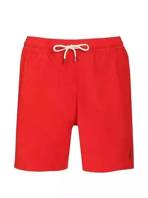 Polo Ralph Lauren Logo-embroidered Swim Shorts - Red