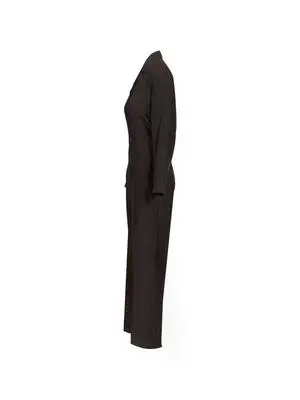 Barena Venezia Button Pure Silk Jumpsuit