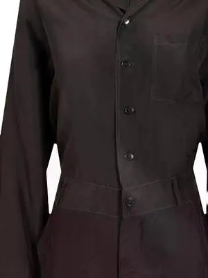 Barena Venezia Button Pure Silk Jumpsuit