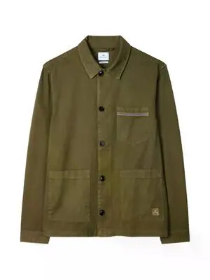 Paul Smith Stitch-stripe Shirt Jacket - Green