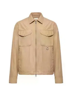 Moncler Zip-up Shirt Jacket - Neutrals