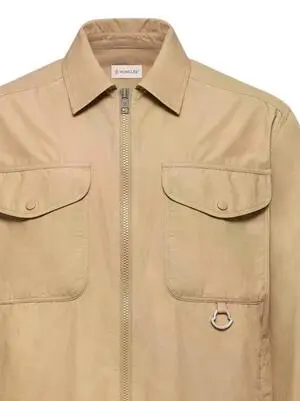 Moncler Zip-up Shirt Jacket - Neutrals