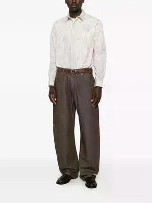 Jacquemus Simon Long-sleeve Shirt - Neutrals