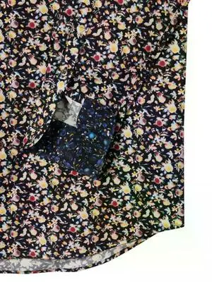 Paul Smith Floral-print Shirt - Black