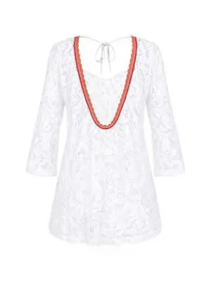 BANANA MOON Crochet Trim Beach Dress