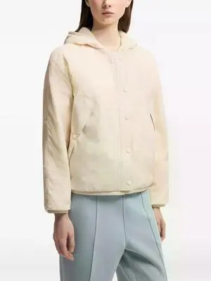 Moncler Reversible Polartec Hooded Zip-up Jacket - Neutrals