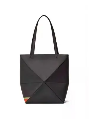 Loewe X Louis Wain Medium Futurism Cat Puzzle Fold Tote - Brown