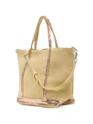 Vanessa Bruno Sequin Shopper Tote Bag - Neutrals