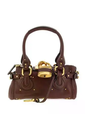 Chloé Small Paddington Leather Tote Bag - Brown