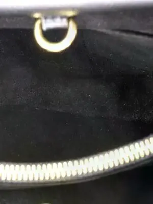 LOUIS VUITTON Venus Handbag Monogram Canvas And Leather Satchel - Black