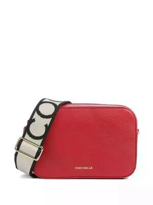 COCCINELLE Tebe Logo Shoulder Bag - Red