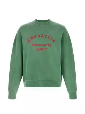 WILLY CHAVARRIA Hooligan Printed Sweatshirt - Green