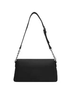 Moschino Logo-detail Shoulder Bag - Black