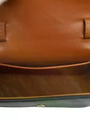 Celine 2022 Mini Triomphe Coated Canvas Claude Crossbody Bag - Brown