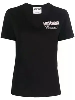 Moschino Embroidered Logo T-shirt