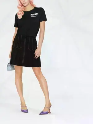 Moschino Embroidered Logo T-shirt