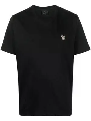 Paul Smith Zebra Logo-patch T-shirt - Black