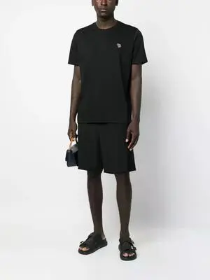 Paul Smith Zebra Logo-patch T-shirt - Black