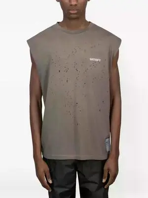 Satisfy Mothtech Distressed Vest - Neutrals