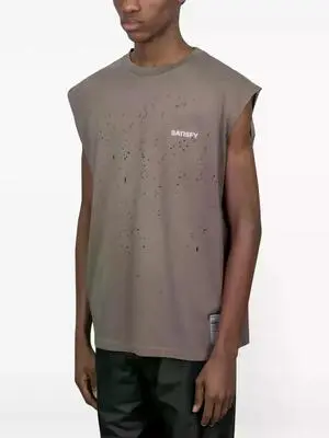Satisfy Mothtech Distressed Vest - Neutrals