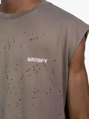 Satisfy Mothtech Distressed Vest - Neutrals