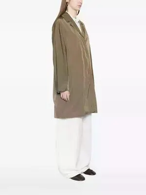 THE ROW Felixa Collared Coat - Green