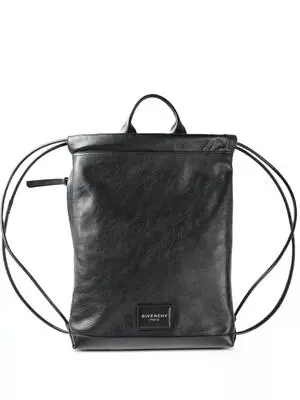 Givenchy Antigona Stamped Drawstring Backpack - Black