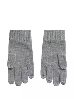 Polo Ralph Lauren Ribbed Gloves With Embroidered Logo