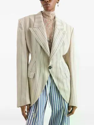 Dolce & Gabbana Single-breasted Striped Jacket