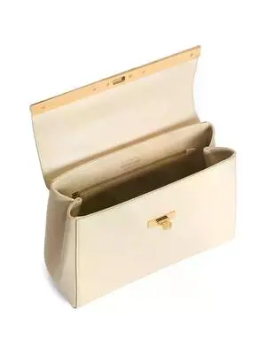 Dolce & Gabbana Marlene Handbag In Palmellato Calfskin - Neutrals