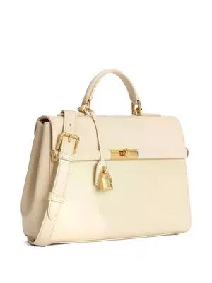 Dolce & Gabbana Marlene Handbag In Palmellato Calfskin - Neutrals