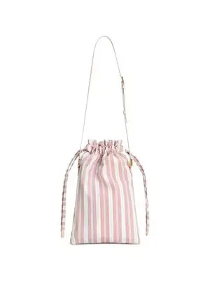Dolce & Gabbana Essenza Striped Poplin Bag - Pink