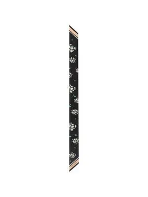 Dolce & Gabbana 6x100 Geranium-print Silk Twill Bandeau Scarf